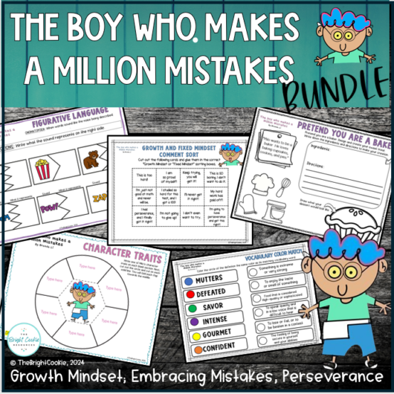 Growth Mindset Lessons & Perseverance Activities - The Bright Cookie
