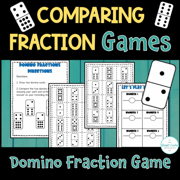Comparing Fractions Games & Activities - The Bright Cookie