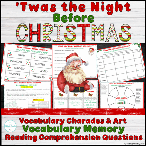'Twas the Night Before Christmas Activities Resource - The Bright Cookie